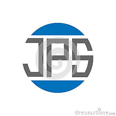 JPS Letter Logo Design On White Background. JPS Creative Initials ...