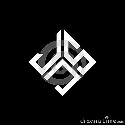 JSJ Letter Logo Design On Black Background. JSJ Creative Initials ...