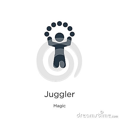 Juggler Icon Vector. Trendy Flat Juggler Icon From Magic Collection ...