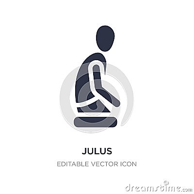 Julus Icon On White Background. Simple Element Illustration From People ...