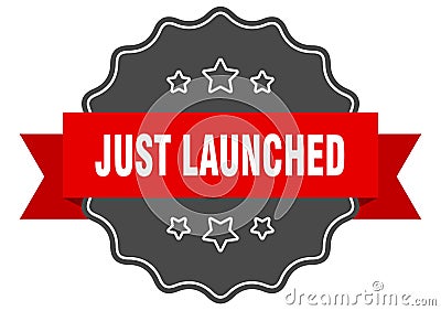 Just Launched Label Vector Illustration | CartoonDealer.com #194923450