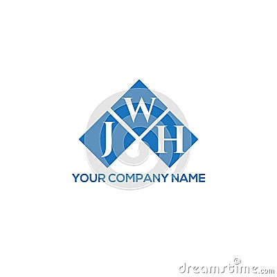 JWH Letter Logo Design On White Background. JWH Creative Initials ...