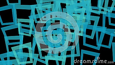 4k Abstract Blue Square Frame Matrix Background,tech & Vj Backdrop ...