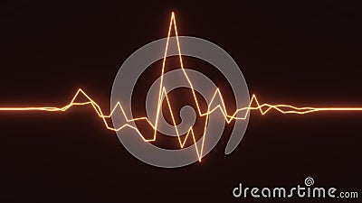 4K Abstract Digital Neon Waveform. Stock Footage - Video of graphs ...