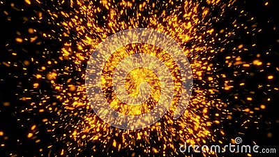 4k Abstract Glowing Particles Explosion Stock Video - Video of energy ...