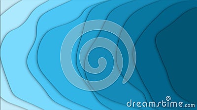 4k Abstract Undulating Background. Paper Style Loopable Animation Stock ...