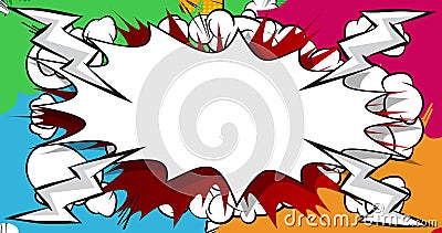 4k Animated Comics Moving, Changing Elements, Wallpapers. Retro Pop Art ...