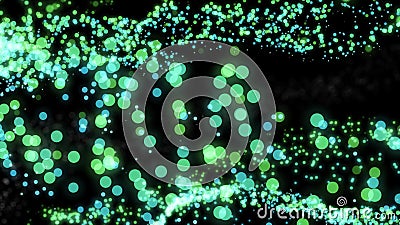 4k Animated Particles of the Quantum World Stock Footage - Video of ...