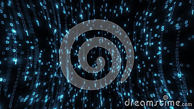 Computer Binary Code Data Falling Loop Stock Video - Video of graphic, effect: 184719121