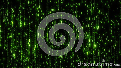 Computer Binary Code Data Falling Loop Stock Footage - Video of decrypt, binary: 184723642