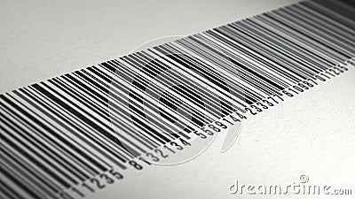 4k - Animation of Barcode on Paper Texture Stock Footage - Video of ...