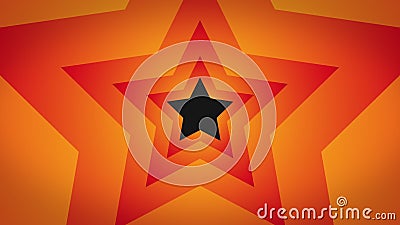 4K Animation Star Pop Up Background Orange and Red Stock Footage ...