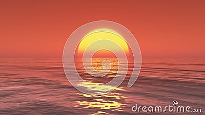 4k Big Sun Rise Over Ocean,Sunrise Time Lapse. Stock Footage - Video of ...