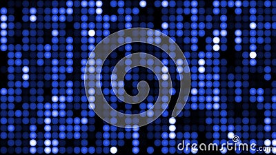 Loop Blue Digital Circle Mosaic Animation Abstract Background Stock ...
