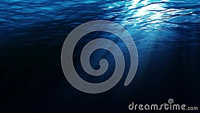 4K Depth Ocean Sea Underwater Animated Background Stock Video - Video ...