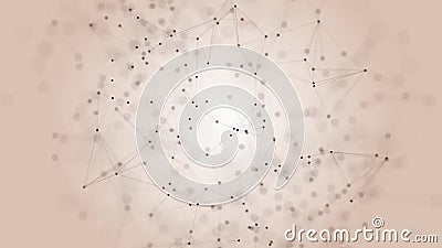 4K Geometric Plexus Structure Cybernetic Loop Animation. Stock Footage - Video of news, graphic ...