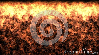 4k Gold Fire Wall Background,war Scene,dazzling Hellfire. Stock Footage ...
