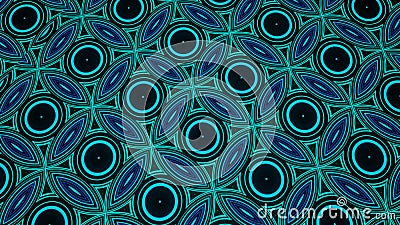 4k Looped Animation. Hi Tech Pattern on Plane Surface, Neon Glow ...