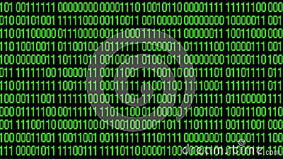 4k the Matrix Style Binary Code,Matrix of Changing from Zero To One ...
