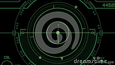 4k Radar GPS Signal Tech Screen Display,science Sci-fi Data Computer ...