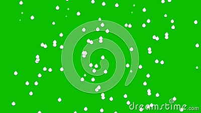 4K Rain Cartoon Animation on Green Screen Stock Video - Video of drops ...