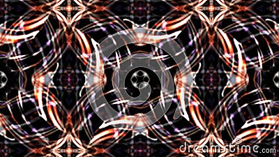 4K Seamless Looped Abstract Background of Glow Digital Matrix Form ...