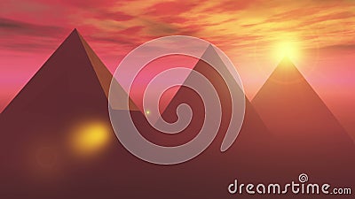 4k a Spectacular Sunrise Timelapse of the Famous Pyramid in Egypt ...