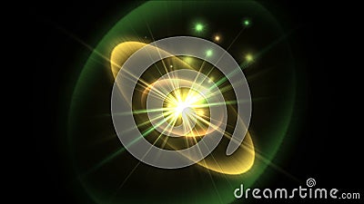 4k Tech Science Energy Radiation Rays Ripples Star Explosion,particle ...