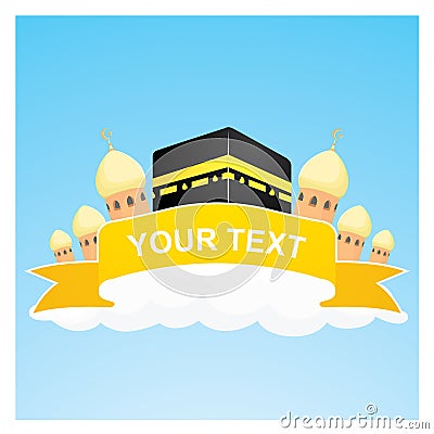 Kaaba Cartoon Vector | CartoonDealer.com #53007635