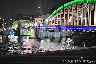 Kachidoki Bridge Royalty-Free Stock Photography | CartoonDealer.com ...
