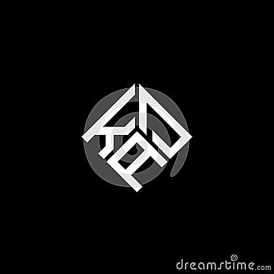 KAD Letter Logo Design On Black Background. KAD Creative Initials ...