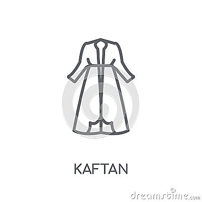 Kaftan Linear Icon. Modern Outline Kaftan Logo Concept On White Cartoon ...