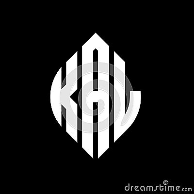 KAL Circle Letter Logo Design With Circle And Ellipse Shape. KAL ...