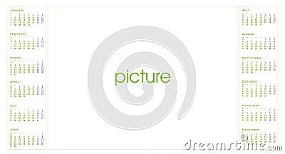 Kalender 2008 Stock Fotografie - Afbeelding: 3617822