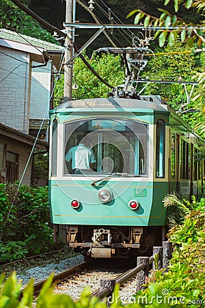 Enoden Line In Kamakura Editorial Image | CartoonDealer.com #102384184