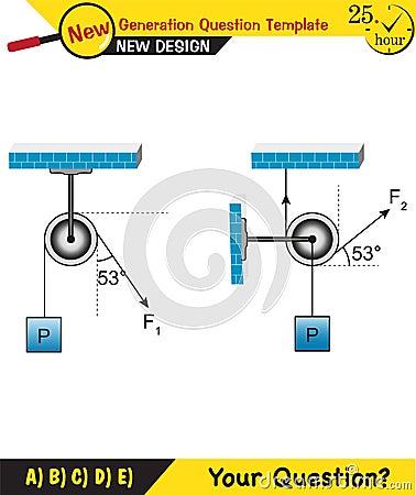 Physics, Science Experiments On Force And Motion With Pulley, Simple ...