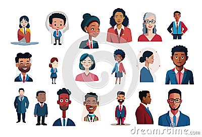 Various Human Character Illustration Designs. | CartoonDealer.com ...