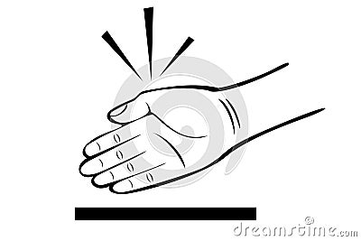 Karate Chop Cartoon Vector | CartoonDealer.com #8071525