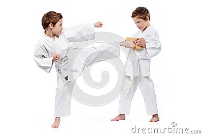 Karate Kids Stock Images - Image: 28376244
