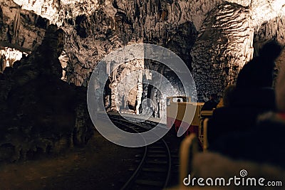 Karst Cave With A Railway Stock Photography | CartoonDealer.com #271834490