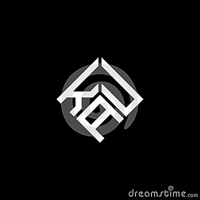 KAU Letter Logo Design On Black Background. KAU Creative Initials ...