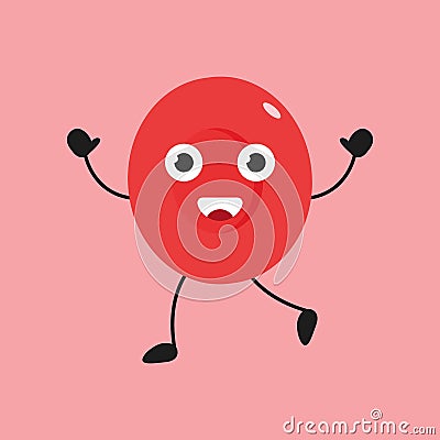 Kawaii Red Blood Cells Vector Illustrations | CartoonDealer.com #222624444