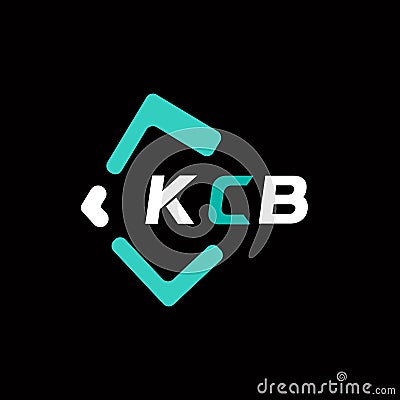 KCB Creative Minimalist Letter Logo. KCB Unique Vector Initials ...