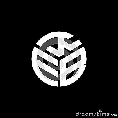 KEB Letter Logo Design On Black Background. KEB Creative Initials ...