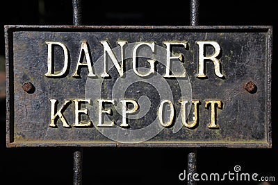 Keep Out Sign Stock Photo - Image: 13636340