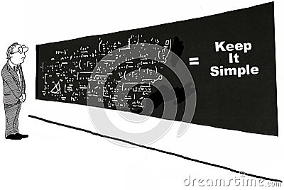 Keep It Simple Stock Illustration - Image: 49225578