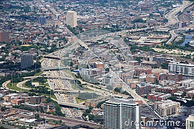 Kennedy Expressway, Chicago Stock Photo - Image: 61026332