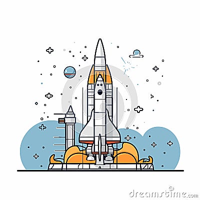 Kennedy Space Center. Kennedy Space Center Hand-drawn Comic ...