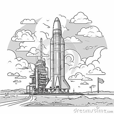 Kennedy Space Center. Kennedy Space Center Hand-drawn Comic ...