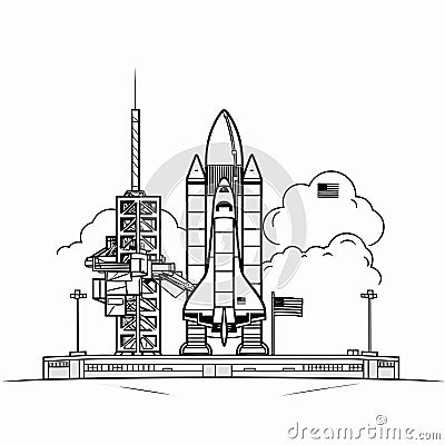 Kennedy Space Center. Kennedy Space Center Hand-drawn Comic ...